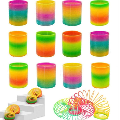 Buy Wholesale China Rainbow Magic Spring,12 Pcs Colorful Rainbow Neon ...