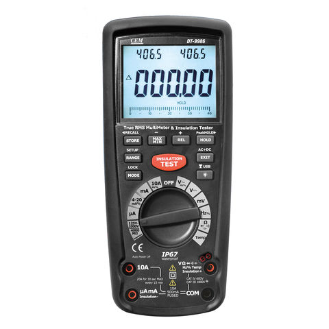 China Insulation Tester with True RMS Multimeters on Global Sources ...