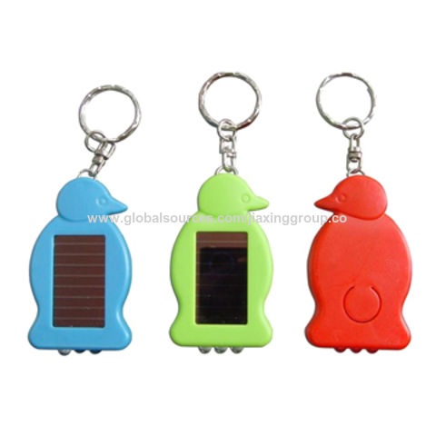 China Solar Keychains with Fashion Design, Made of Plastic, Small ...