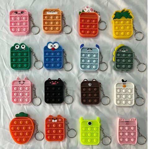 New Design Hot Sale Fidget Toys Keychain Reduce Pressure Toys Pop ...