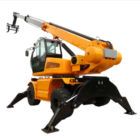 China Hot Sale SOCMA 4t Rotate Telescopic Handler HNTR40 Telehandler At ...