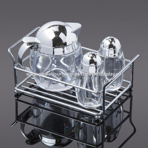 Buy Wholesale China 5856ds3t Acrylic Condiment Set Spice Box W/ Spoon ...