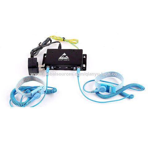 ESD Wrist strap and ESD mat monitor, DUAL threshold, single user, Wrist ...