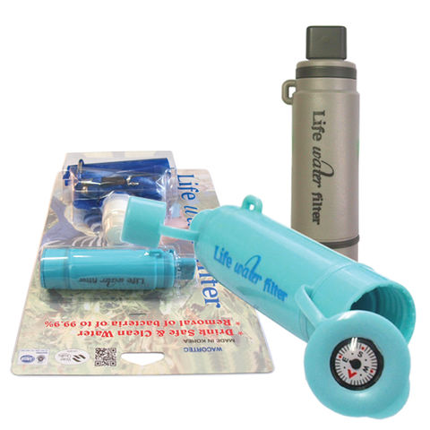 Water purifier, Portable Water Filter System with Foldable Water Bottle ...
