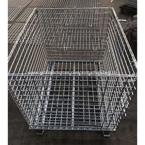 China Wire mesh container on Global Sources,wire containers,Metal Cages ...