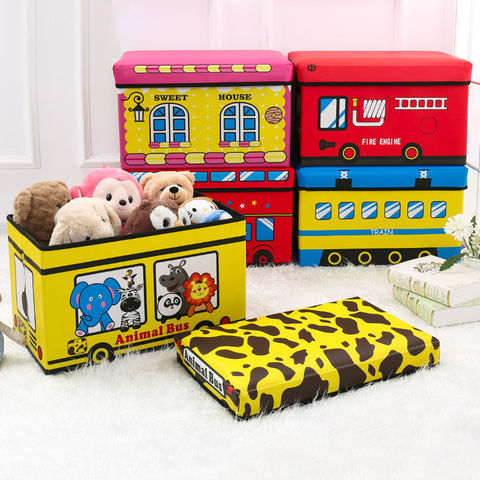 Foldable Storage Bins for kids Storage Boxes with Lids and Handles kids ...