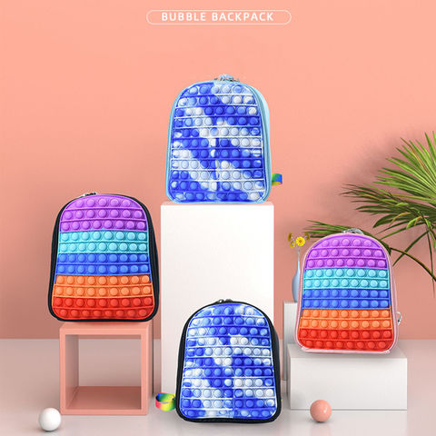 China Children backpack Spinner Funny Sensory Toys popi toy shoulders ...