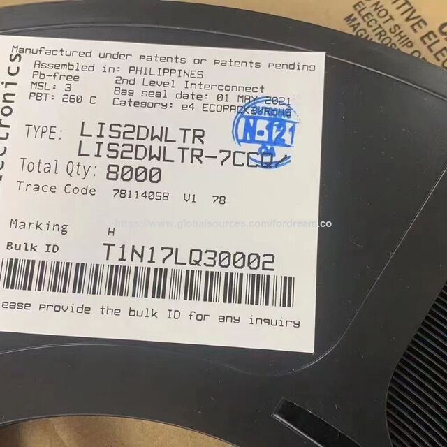 Buy China Wholesale Lis2dwltr St Electronic Component Accelerometers ...