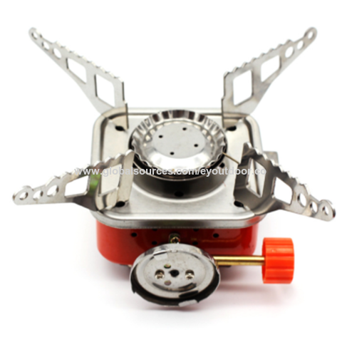China Mini small square stove portable folding card small square stove ...