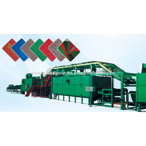 China Plastic Mat Machine (Plastic Spinneret, Shaped Floor Mat ...