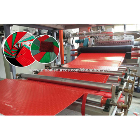 China Plastic Mat Machine (PVC Floor Production Line and Technology) on ...