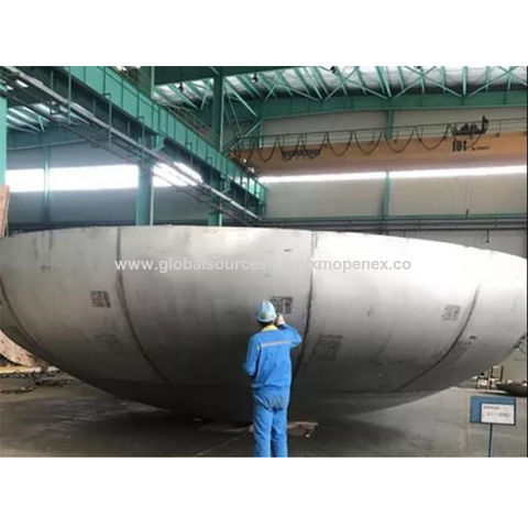 Customized Stainless Steel Pressure Tank Cap, pressure vessel ...