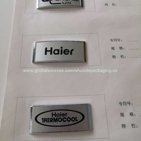 Buy Wholesale China Custom High Quality Metal Labels Metal Label For ...