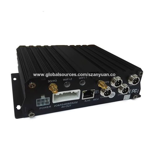 4 channel AHD 720P 4G Car DVR for bus 4ch MDVR can integrated with ADAS ...