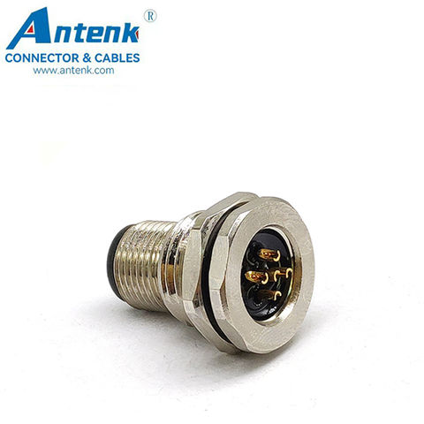 Buy Wholesale China Solder Cup Rear Lock Waterproof Male M12 Connector ...