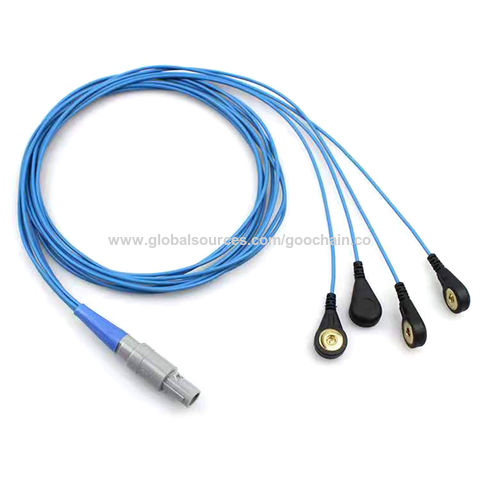 Buy Wholesale China Lemo 4pin Self-locking Male Connector To Ecg Ekg ...