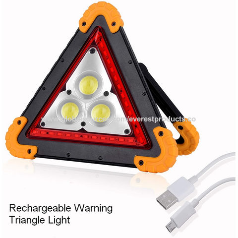China 3 in 1 Rechargeable Warning Triangle Light, Work Light,Power Bank ...