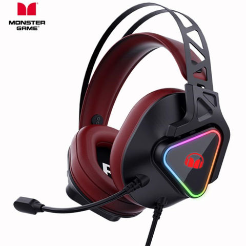 China Hot Sales Original Monster Airmars N3 Gaming headset RGB Gamer ...