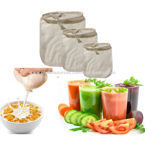 Buy Wholesale China Multiple Reusable Food Filter Food Organic Cotton ...