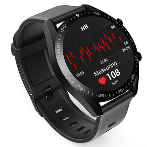 China Amoled Health Monitor Smart Watch PPG SpO2 ECG Body Temperature ...