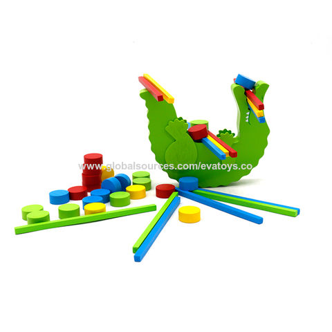 China Customize educational learning wooden balancing blocks for kids ...