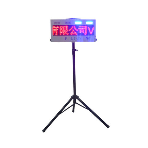 China High quality portable removable tripod led display warning signs ...