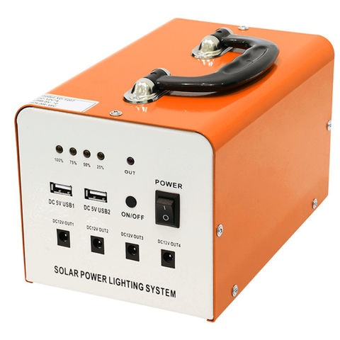 Buy Wholesale China Portable Dc Solar Lighting Power Kit Power Battery ...
