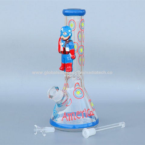 Buy Wholesale China 13'' 7mm Extra Thick Glass Glow In The Dark 3d ...