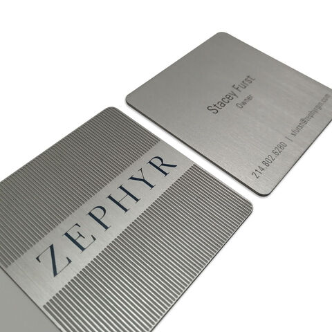 Metal business card Engraving custom metal card Aluminum alloy card ...