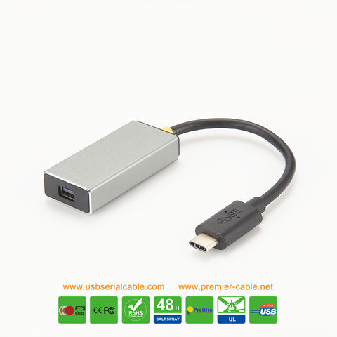 China USB C to Mini DisplayPort DP Male/Female Monitor Hub on Global ...