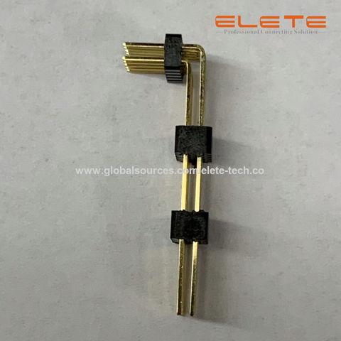 China Dual Rows Board Spacer Right Angle male pin header connector on Global Sources,right angle ...