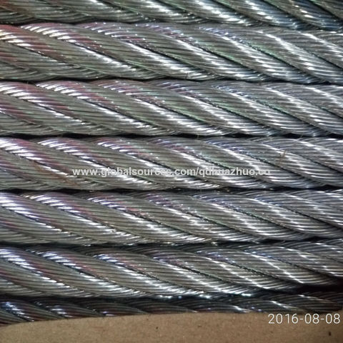 Galv Steel Wire Rope 6*24+7fc , 1870mpa , Rhrl , 1000m/reel $1000 ...