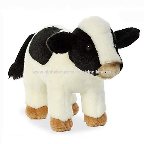 Custom Black White Standing Super Soft Plush Toy Cow Cute Gifts Plush ...