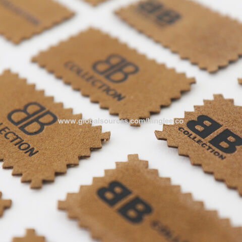 Buy Wholesale China Sew On Pu Clothes Custom Logo Embossing Leather ...