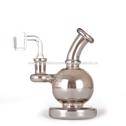 5.5'' Mini Fumed Bubble Base Bong, water pipe Dab Rig Recycler - Buy ...