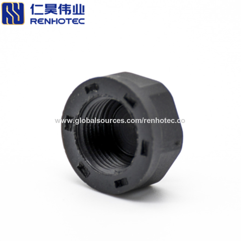 Buy Wholesale China M12 Connector Dust Cap Plastic Without Chain For ...