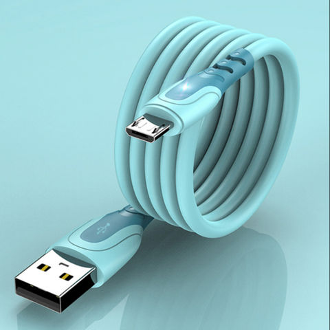 Buy Wholesale China Micro Usb Cable 2a 1.2m 2m Led Liquid Silicone ...
