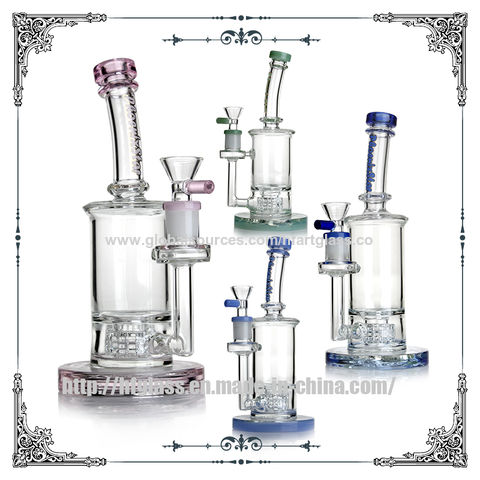Buy Wholesale China Phoenix Colorful Mouth 8.8 Inches Matrix Perc Recycler Bong Hookah Lookah ...