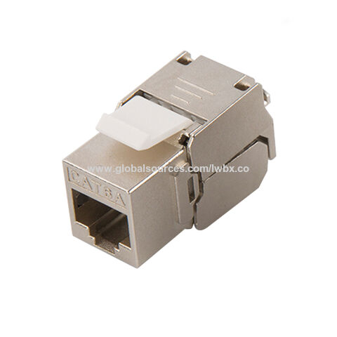 China STP Cat6A Keystone Jack Toolless Type 180 Degree on Global ...