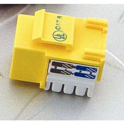 Taiwan 90° UTP Cat 5e Keystone Jack with 110/krone IDC Termination ...