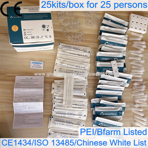 China PEI/Bfarm Listed Antigen Detection Kit Ivd Fast Rapid Test Kit CE ...