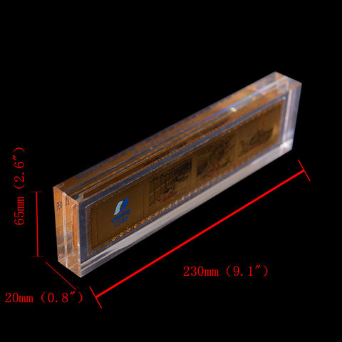 Buy Wholesale China Custom Size Clear Acrylic Square Block Acrylic Sign ...