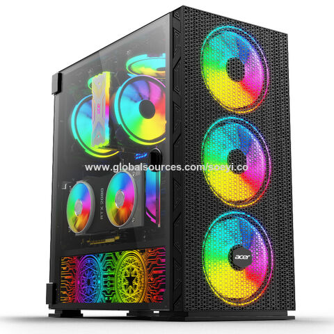 Buy Wholesale China Gaming Hardware Gabinete Casing Mid Tower Rgb Pc ...