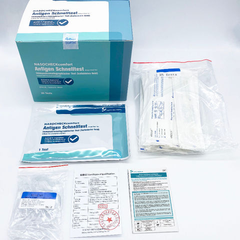 China Stock LEPU Rapid Test Kit Self Test COV-ID-19 Nasal Antigen Rapid ...