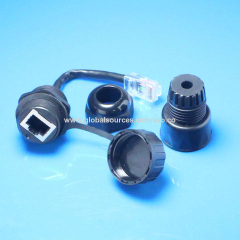 Buy Wholesale China Rj45 Waterproof Cable,with Dust Cap & Rj45 Female ...