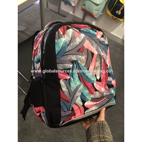 Printing Backpack College School Bookbag Water Resistant Casual Daypack ...