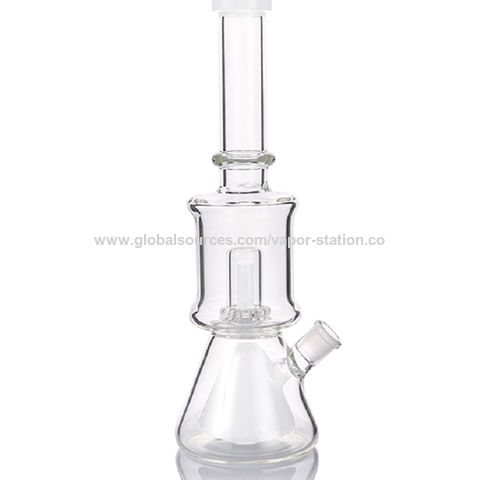 China Smoking Glass Pipe bongs Pyramid and Dome Perc Water glass Bongs ...