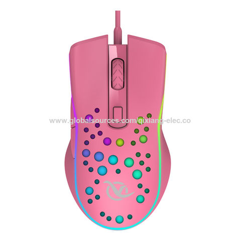 Buy Wholesale China 7200DPI Pink Gaming Mouse RGB Gaming Mouse with Top ...