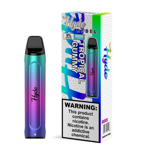 China Hyde edge rebel disposable vape pen 4500 puffs rechargeable with ...