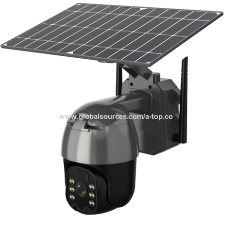 360° Wireless Solar Security Camera Outdoor, Rechargeable Battery CCTV ...